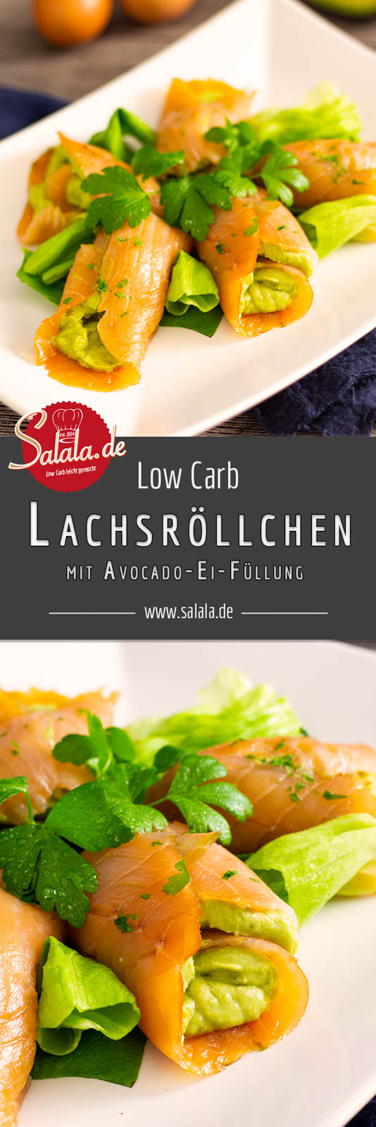 Lachsröllchen und Keto-Experiment Woche #1 • salala.de