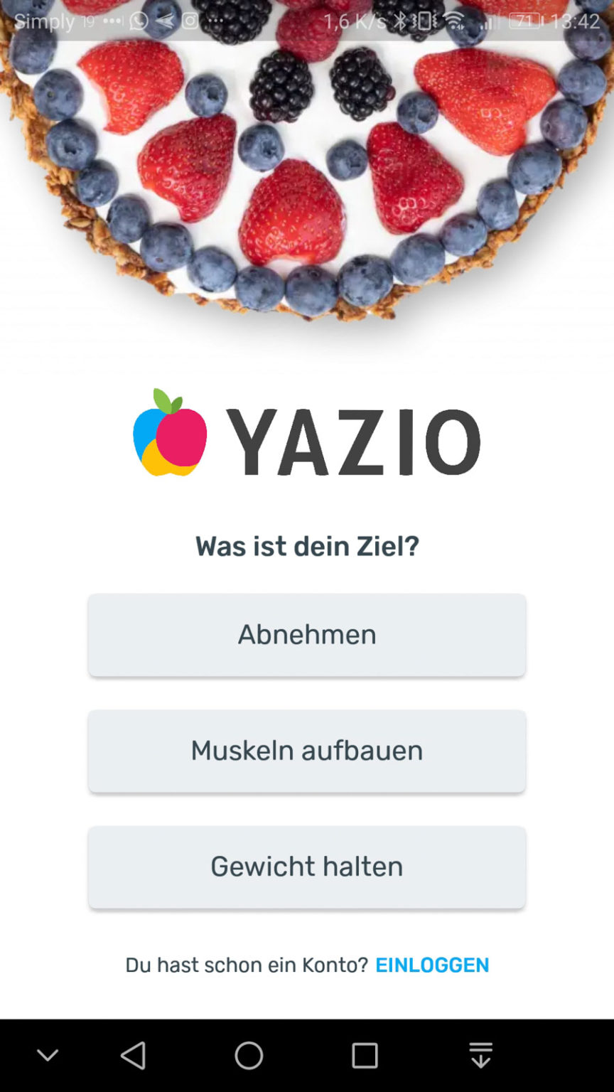 YAZIO - Kalorienzähler Apps im Vergleich • salala.de